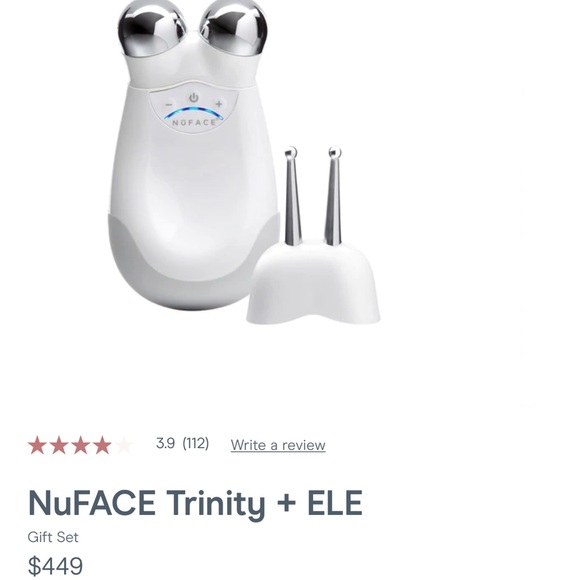 NuFace | Bath & Body | Nuface Trinity Pro Facial Toning Device Plus ...